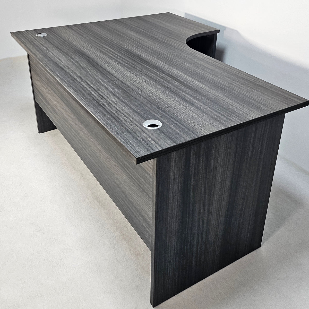 Modern Grey Oak Right Hand Corner Office Desk - 1600mm - CF-1612A ...