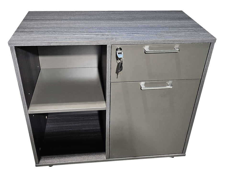 Grey Freestanding Executive Cabinets