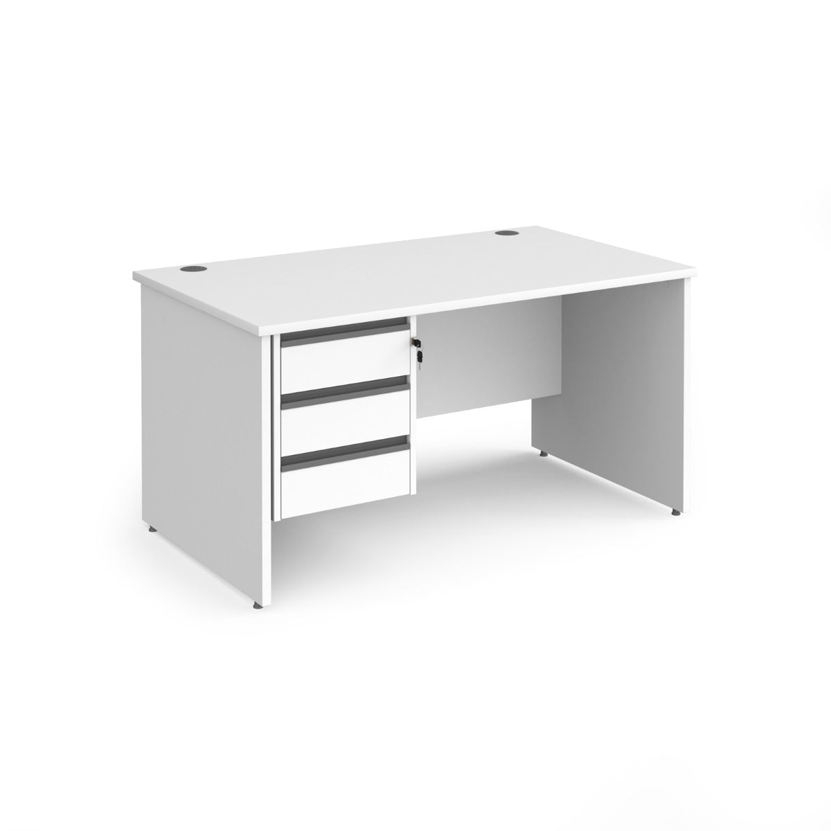 Desk with three drawers store