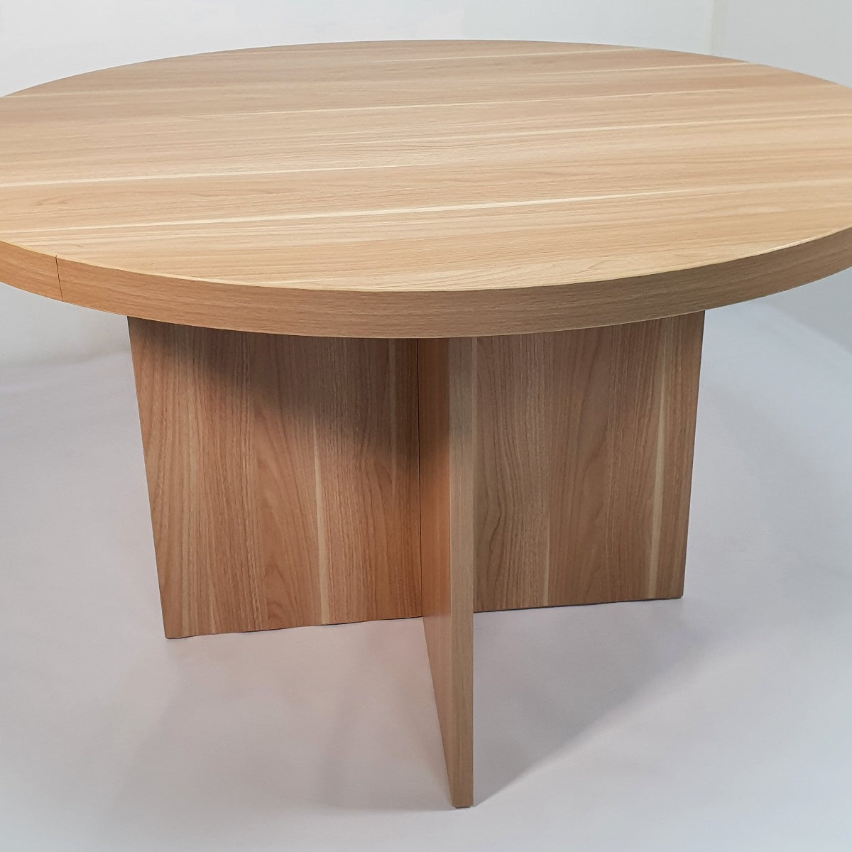 Quality Light Oak Round Meeting Table - HSN009-MET | Order Office Furniture