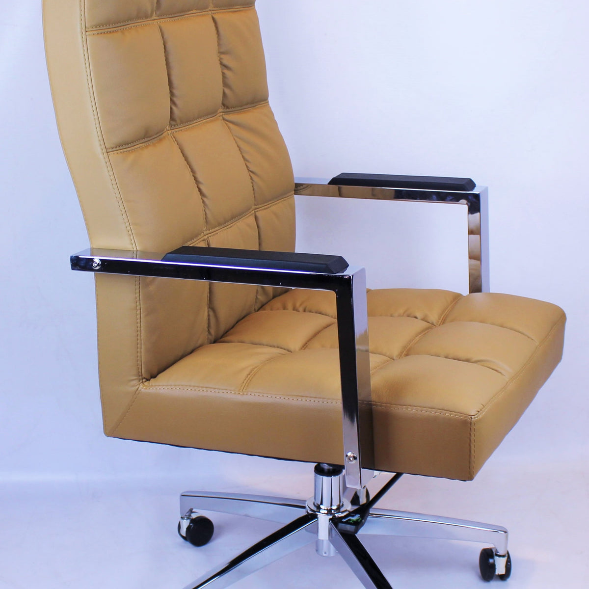 Executive Beige Leather Office Chair - ZM-A310 Beige – Order Office ...